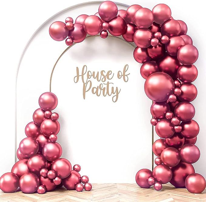 Single Color Metallic Balloons | Chrome Balloons for Party Decorations ...